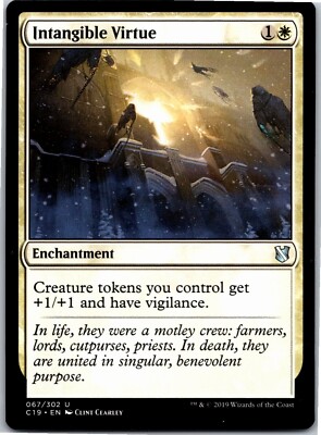 Magic the Gathering Intangible Virtue Commander 2019 x1 MTG Free ...