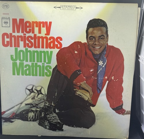 Johnny Mathis - Merry Christmas LP Vinyl 1972 Percy Faith Orchestra ...
