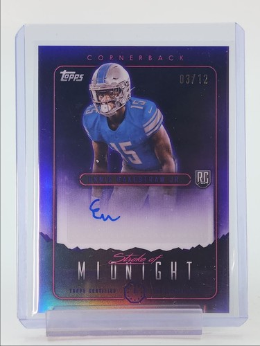 ENNIS RAKESTRAW JR. 2024 TOPPS MIDNIGHT STROKE MIDNIGHT ROOKIE AUTO /12 ...