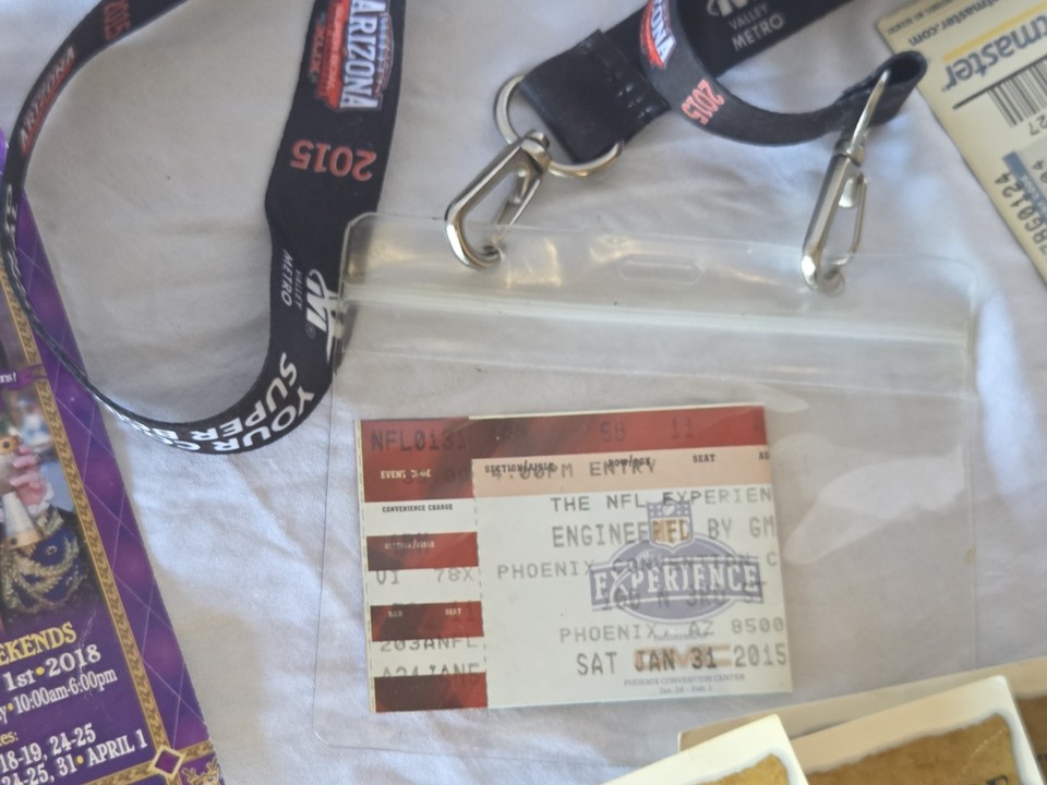 Used Tickets Collection AZ Arizona Cardinals Diamondbacks Asu Monster ...