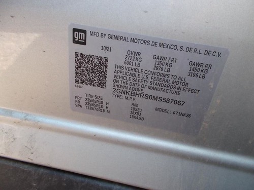 Chassis ECM Network Gateway Right Hand ID 13534928 Fits 19-20 ENCLAVE ...