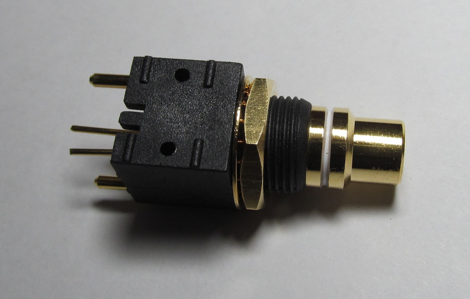 VAMPIRE WIRE PCB2F/S HIGH QUALITY RCA CONNECTOR PCB STRAIGHT MOUNT GOLD ...