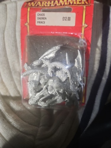 Daemon Prince w Sword Rare OOP Classic Metal Model | Warhammer 40k ...