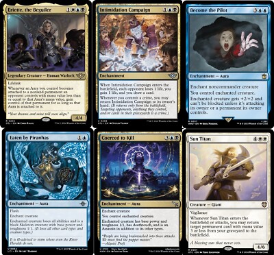 MTG Commander EDH Deck Eriette, the Beguiler 100 Magic Cards Custom ...