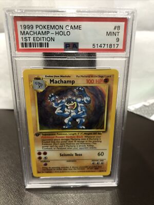 1999 pokemon machamp psa 9 1st Edition | eBay