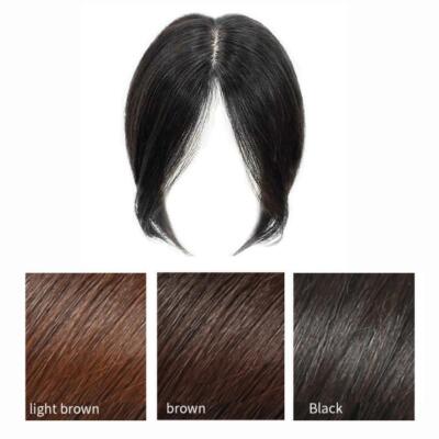 Mini Human Hair Toupee Clip in Topper Hairpieces Top Pieces For Women ...