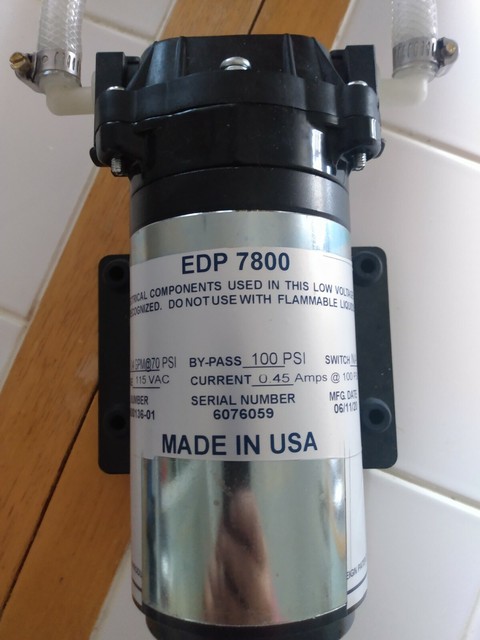 Idex Knight Aquatec EDP 7800 0.4 GPM 100 PSI 115 VAC Delivery Pump for ...