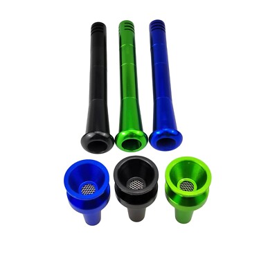 1PC Adjustable length detachable Hookah Water Pipe Metal Downstem With ...