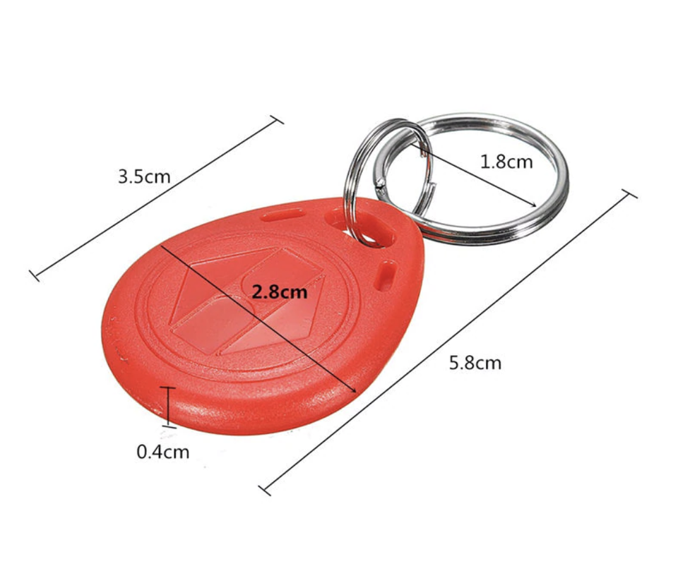 🔥5/10/20/50/100/500 - 125Khz RFID Proximity ID Card Token Tags Key Fobs ...