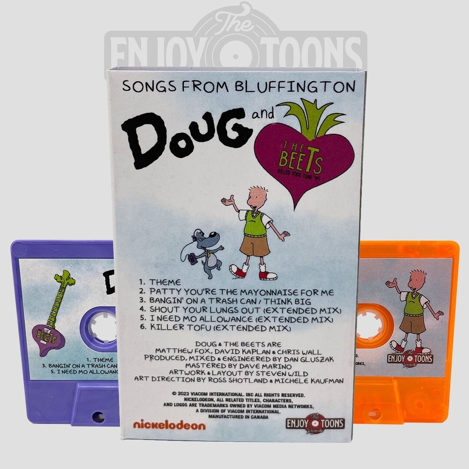 Doug Soundtrack Songs From Bluffington Cassette Tape The Beets Purple ...
