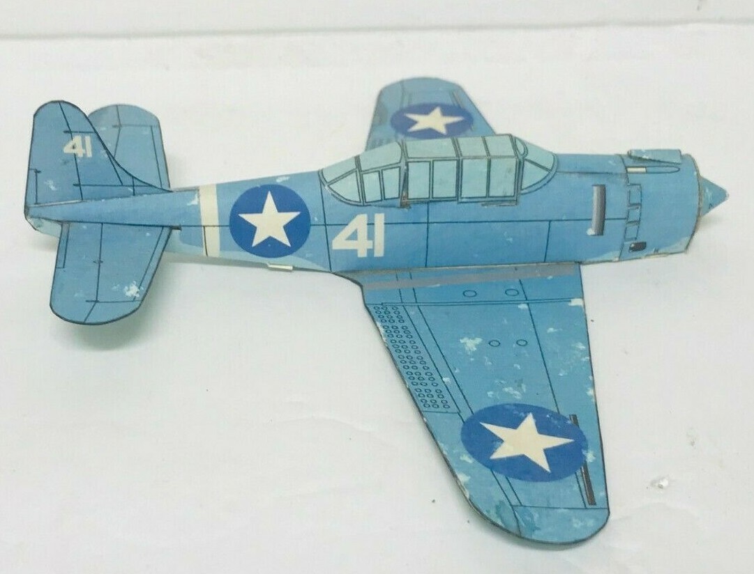 PAPER AIRPLANE DOUGLAS SBD DAUNTLESS Model Assembled | eBay