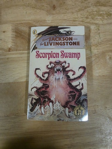 Scorpion Swamp by Steve Jackson -Puffin/Penguin 1984 Paperback Fighting ...