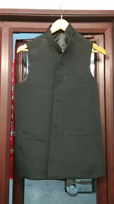 Arabic Black Waistcoat Mens Arab Formal Casual Eid Jacket Suit ...