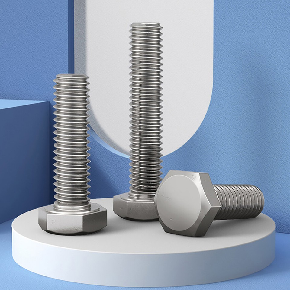Left-Handed Threaded Screw Hexagon Head Bolts Hex Screws A2 Stainless ...