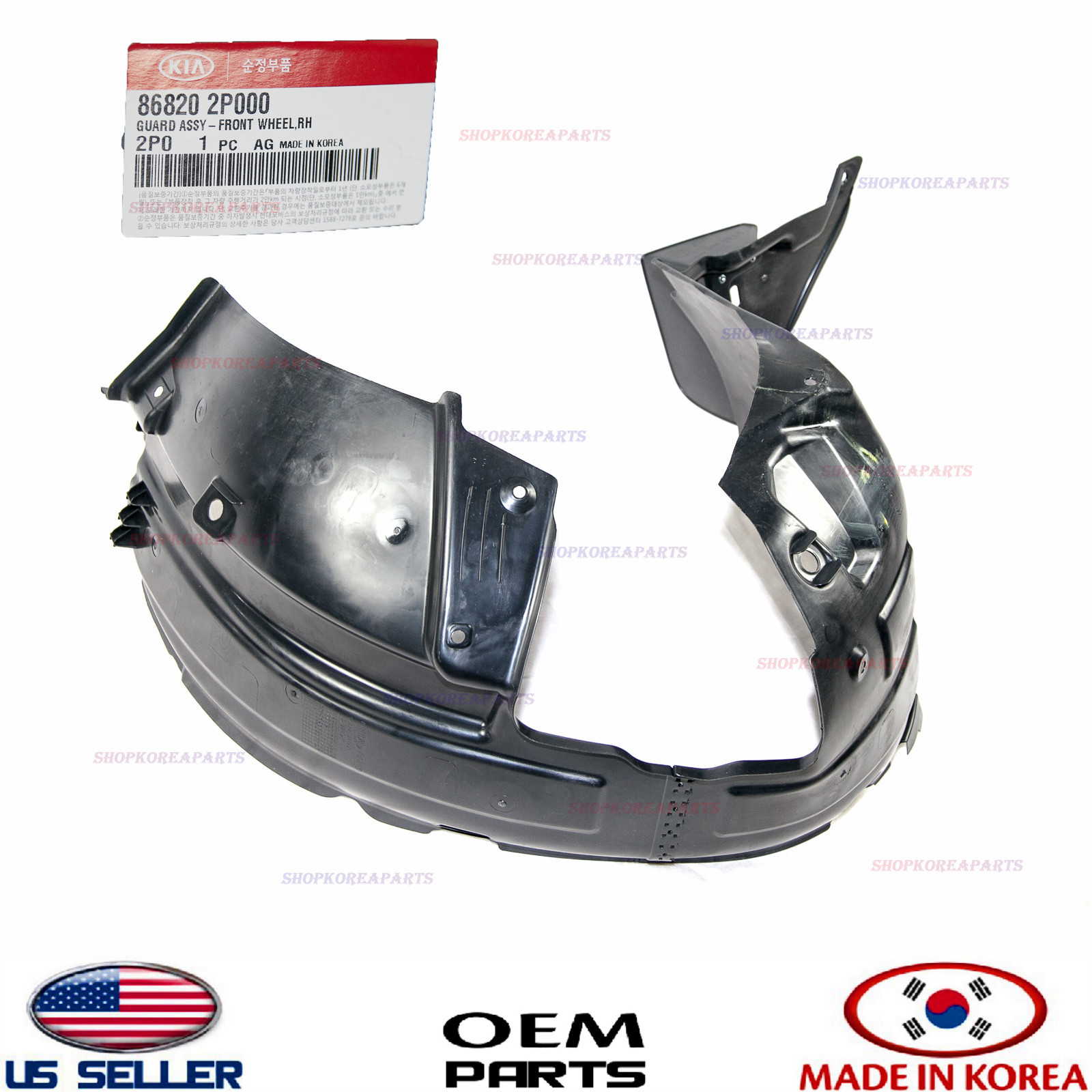 Genuine Fender Liner Front RIGHT Passenger Side ⭐OEM⭐ KIA SORENTO 2011 ...