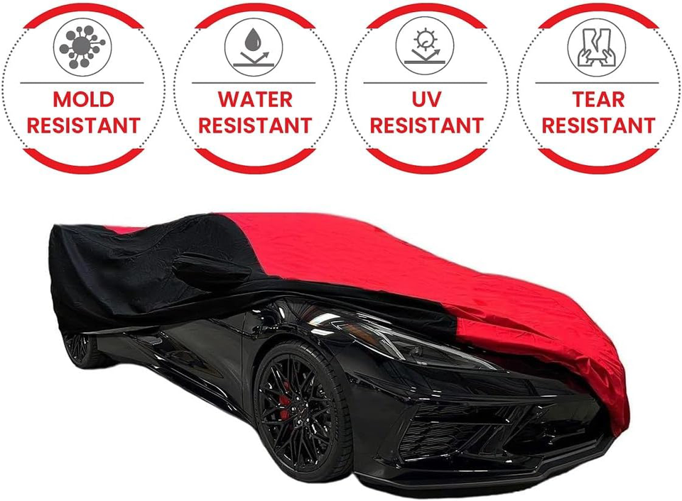 C8 Corvette Ultraguard Plus Car Cover - Indoor/Outdoor Protection Water ...