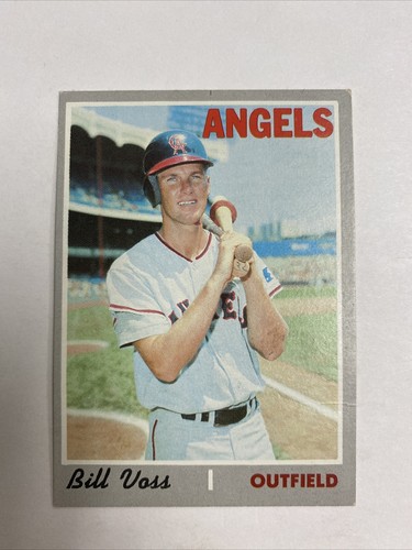 1970 Topps Baseball Bill Voss California Angels Card #326 | eBay