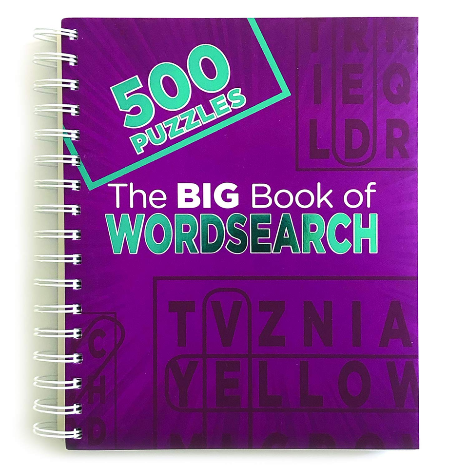 The Big Book of Word Search Puzzles: 500 Word Search Puzzles for Adults ...