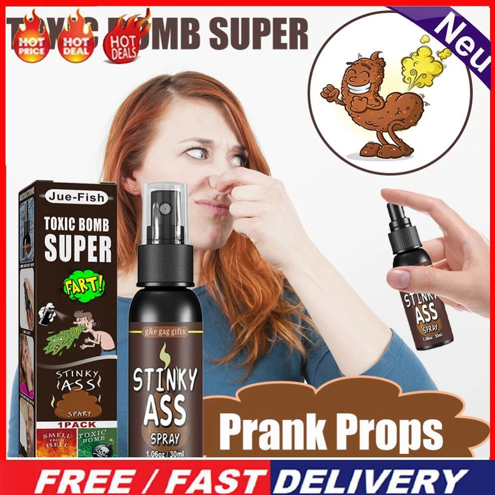 Smelly Fart Spray Rectification Toy Spoof Odor Spray Poop, 60% OFF
