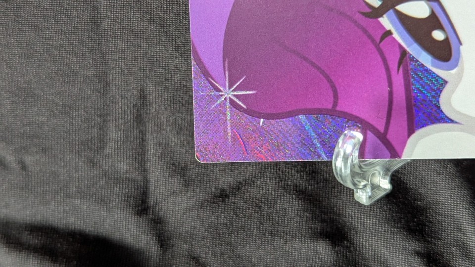 My Little Pony MLP Rarity F40 Trading Card BRONYCON Exclusive Foil ...