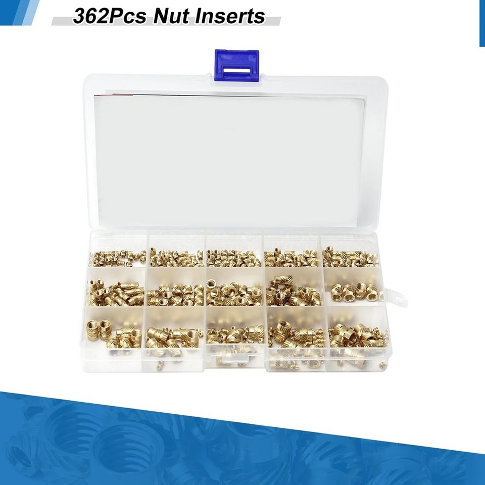 362Pcs Inserts, M2/M3//M5/M6 Threaded Inserts, Heat Set Insert Tool ...