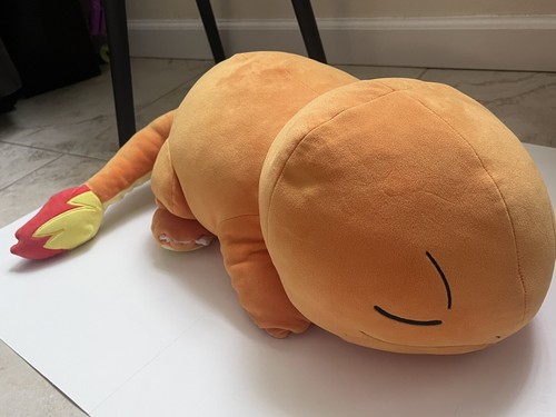 Pokemon Charmander Sleeping Buddy Jumbo Soft Plush 18” Orange | eBay