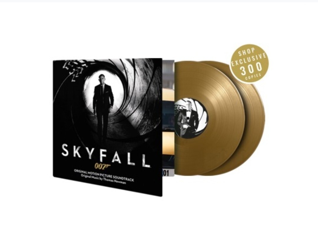 SKYFALL Original Soundtrack (Thomas Newman) Ltd Ed Gold 2LP #/300 JAMES ...