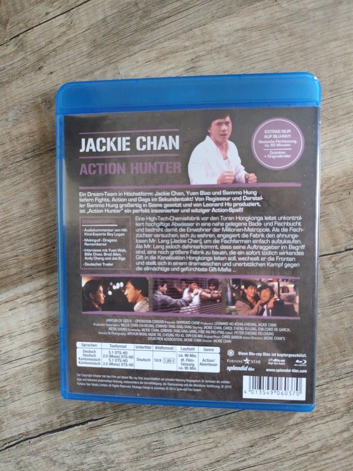 Action Hunter - Jackie Chan - Dragon Edition - Blu-Ray - sehr guter ...