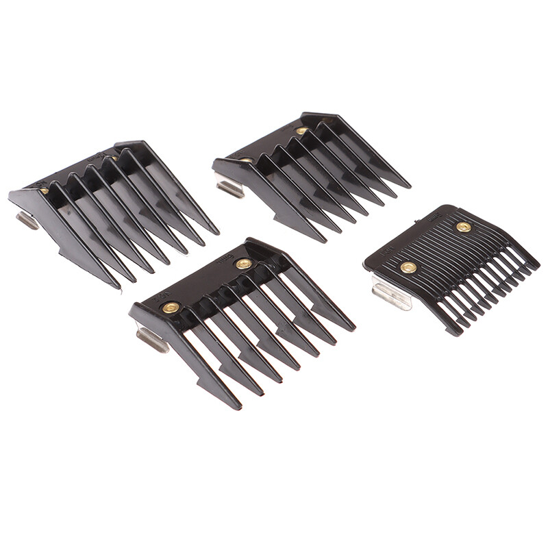 4Pcs Universal Cut Clipper Limit Comb Guide Attachment Size Barber ...