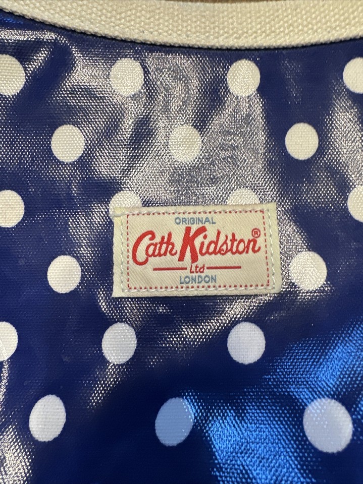 Cath Kidston Tote Bag Navy Polka Dot Print | eBay