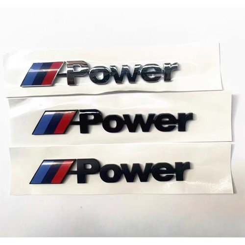 M Power Badge Series Tail Logo Emblem Sticker Car Rear Trunk Decal For ...