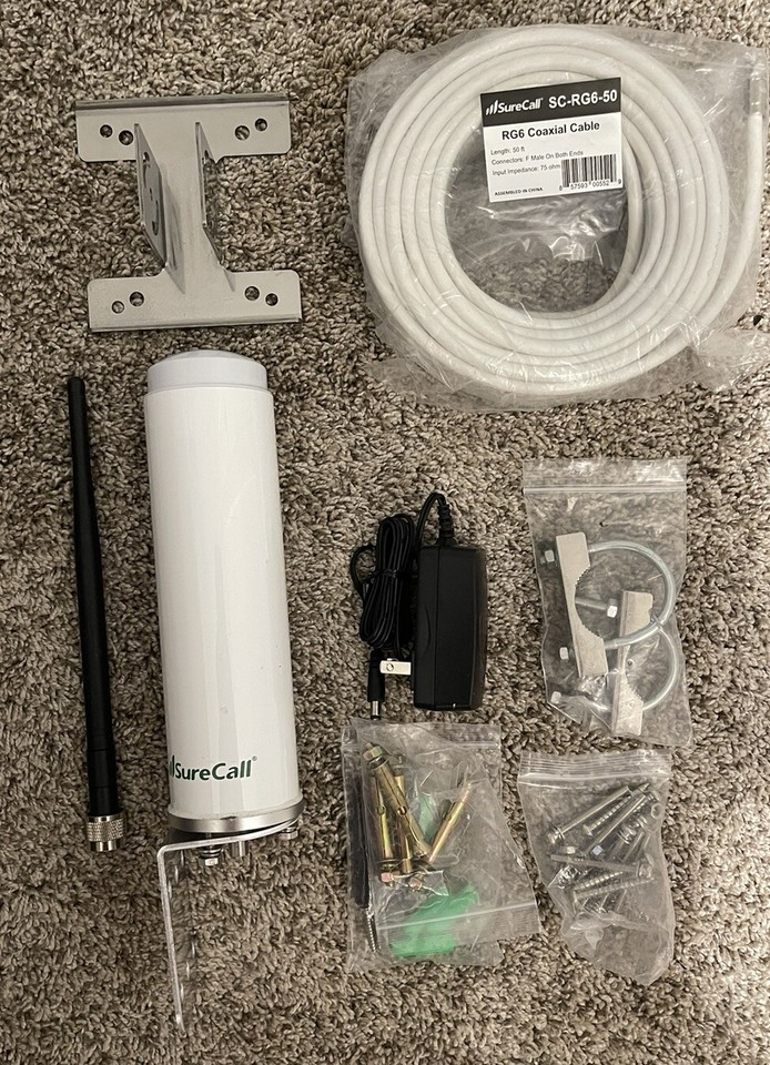 SureCall Wide band Omni 75 Ohm antenna with F-Female connector SC-289W ...