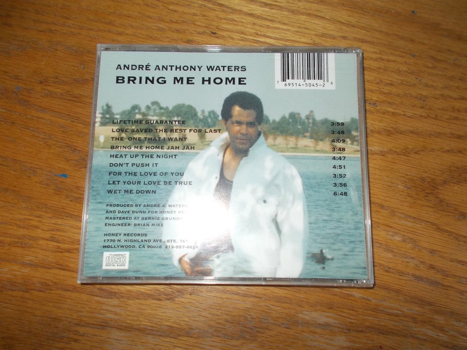 ANDRE ANTHONY WATERS CD BRING ME HOME | eBay