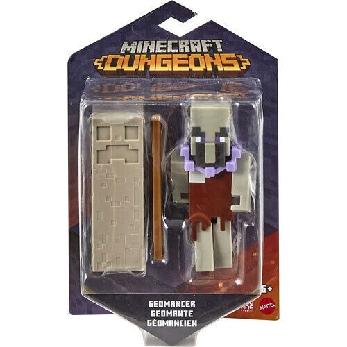 Mattel Minecraft Dungeons Articulated Action Figure - GEOMANCER (3.25 ...