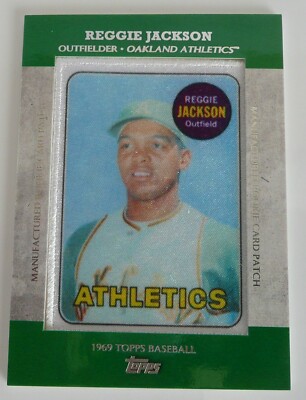 2013 Topps #RCP-7 Reggie Jackson Commemorative RC 1969 Patch Athletics ...