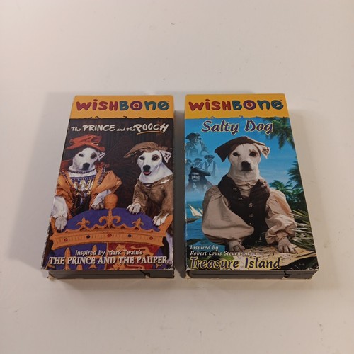 Lot Of 2 Wishbone VHS Salty Dog & The Prince And The Pooch | eBay
