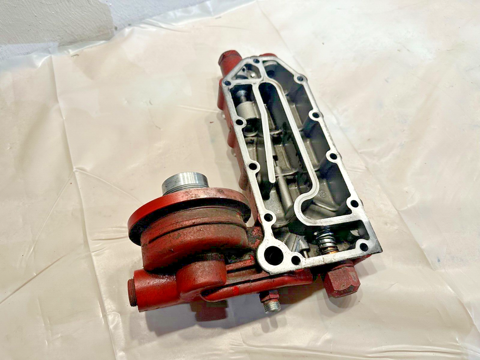 Cummins ISL 8.3L Lube Oil Filter Cooler Housing 3974325, 3974324 OEM | eBay