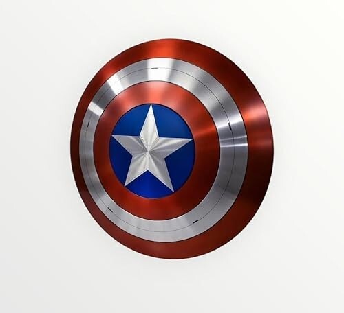 Armor Captain America Red & Blue Shield Handmade Shield- for Adults ...