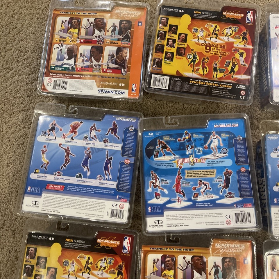 NBA Mcfarlane Lot of 12 Chase Variants Action Figures Lot Collectors ...