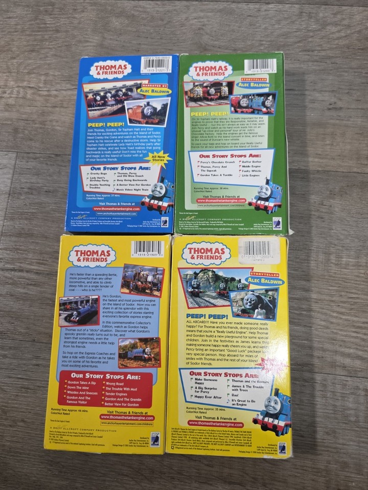 Vintage Lot of 4 Thomas The Tank Engine & Friends VHS Tapes 2003 | eBay