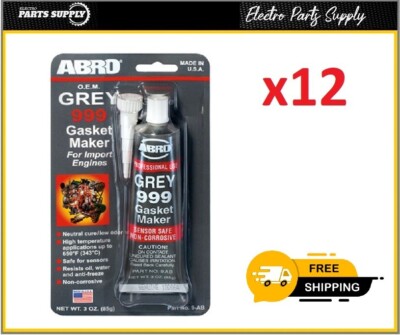 Abro Grey 999 Silicone Gasket Maker 12 pcs ( 1 Box ) | eBay