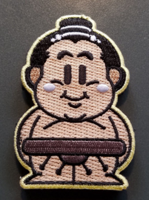 Sumo Patch 3"x2" with hook and loop backing nes snes 8 bit | eBay
