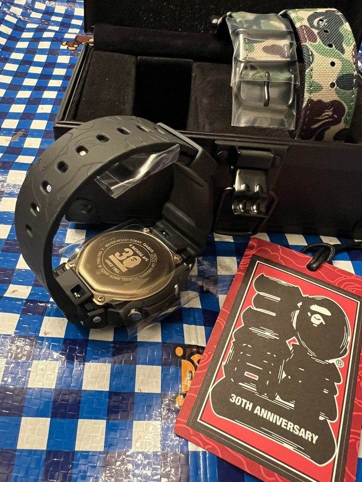 A BATHING APE x G-SHOCK GM-6900 (Dual Band) Bape Casio 30th Anniversary ...