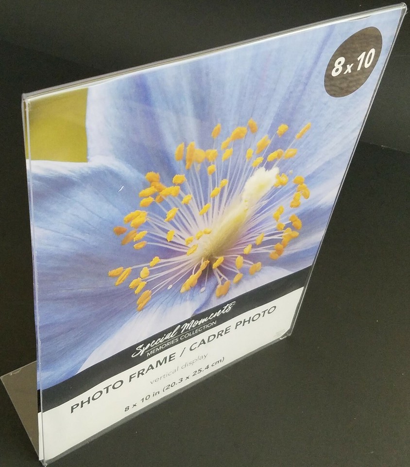 Freestanding Borderless Plastic Photo L-Frames 8x10 / 10x8 L-Frame ...