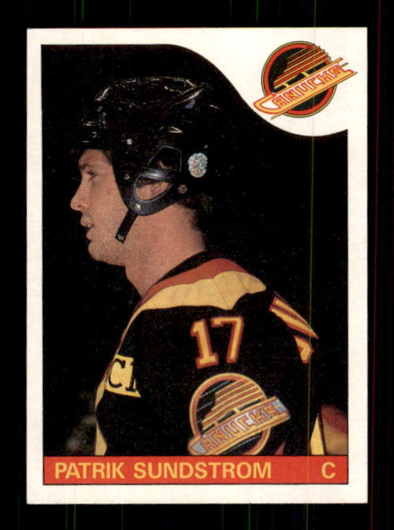 1985-86 Topps #115 Patrik Sundstrom NM/NM+ 234695 | eBay