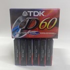 TDK NEW FACTORY SEALED TDK D60 IEC 1/Type 1 High Output Cassette Tapes ...