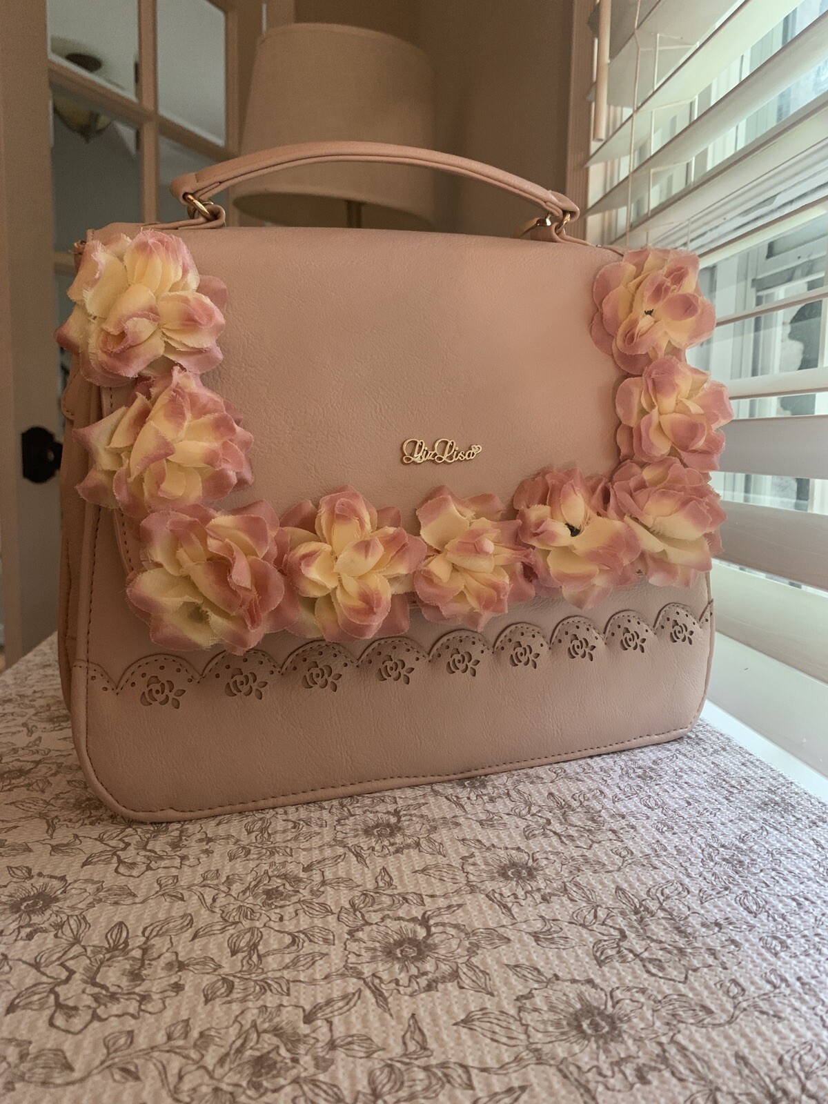 LIZ LISA Japan Rose Corsage 3-Way Bag In Pink (Rare) … - Gem