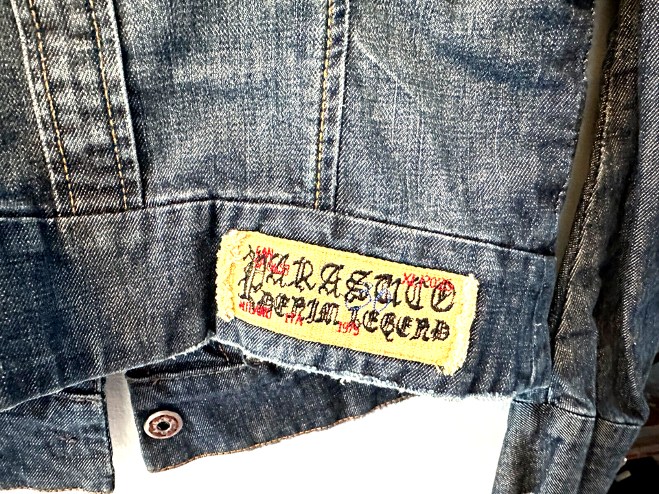 womens Parasuco Jeans Denim Jacket Distressed Riveted | eBay