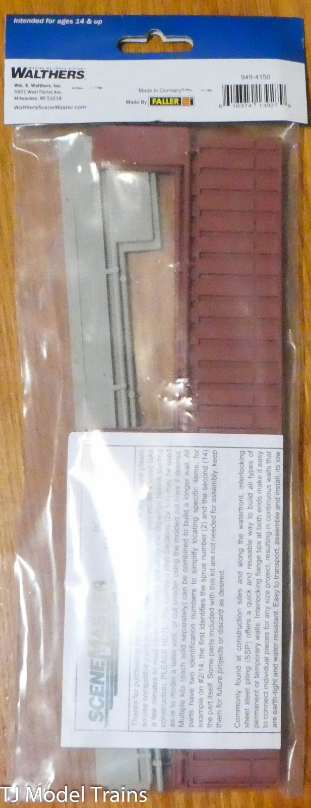 Walthers SceneMaster HO #949-4150 Harbor Wall Kit (Plastic Parts) 1:87th Scale 616374139279| eBay