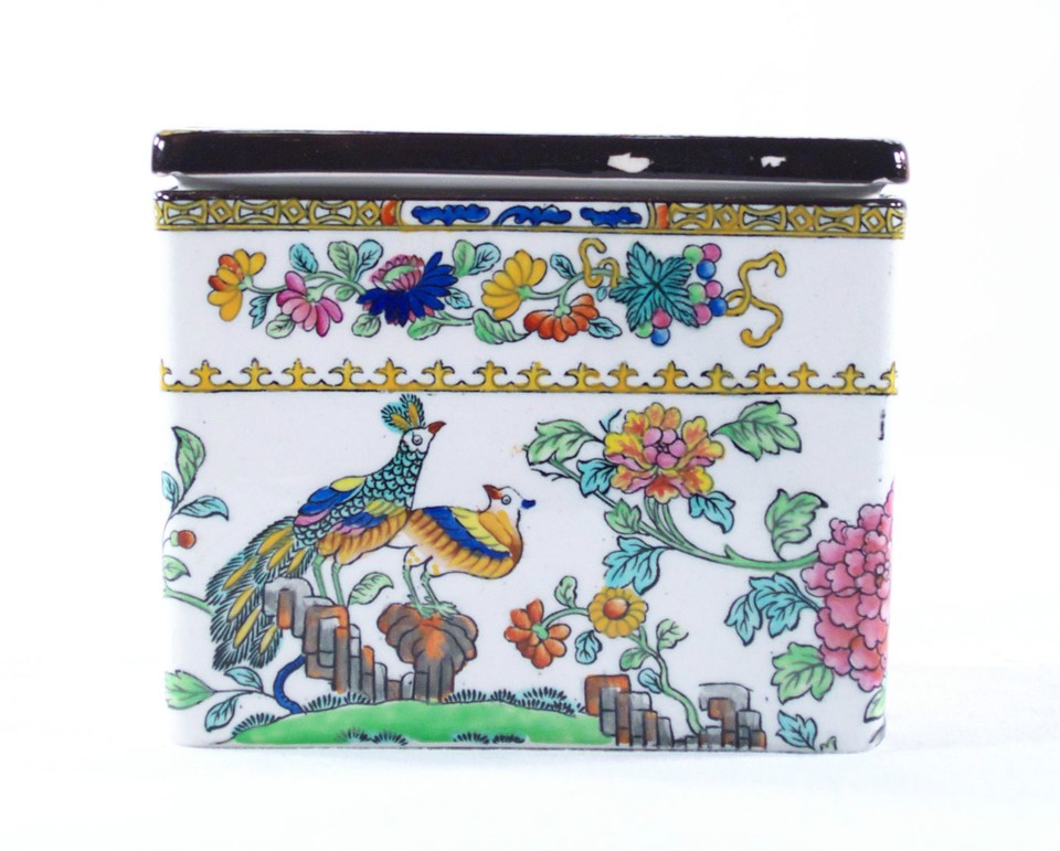 Copeland Spode Chinese Chinoiserie Porcelain Box | eBay